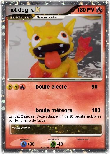 Pokémon hot dog 283 283 - boule electe - Ma carte Pokémon