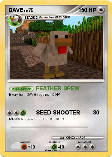 Pokémon DAVE 413 413 - FEATHER SPEW - My Pokemon Card