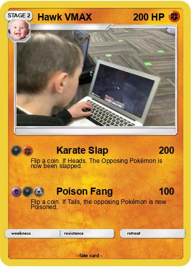 Pokémon Hawk VMAX - Karate Slap - My Pokemon Card