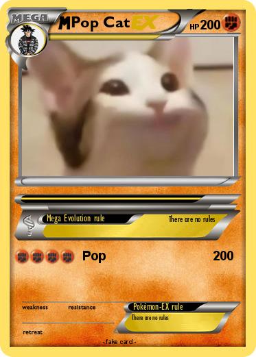 Pokémon Pop Cat 36 36 - Pop - My Pokemon Card
