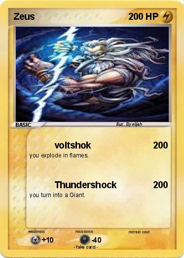 Pokémon Zeus 1088 1088 - voltshok - My Pokemon Card
