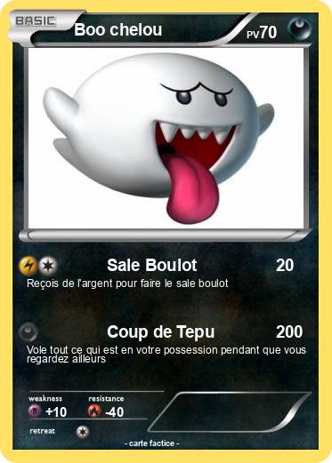 Pokémon Boo chelou - Sale Boulot - Ma carte Pokémon