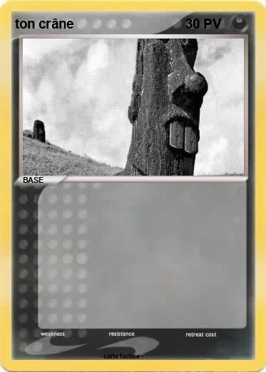 Pokémon ton crane - Ma carte Pokémon