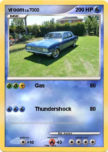Pokémon vroom 3 3 - Gas - My Pokemon Card