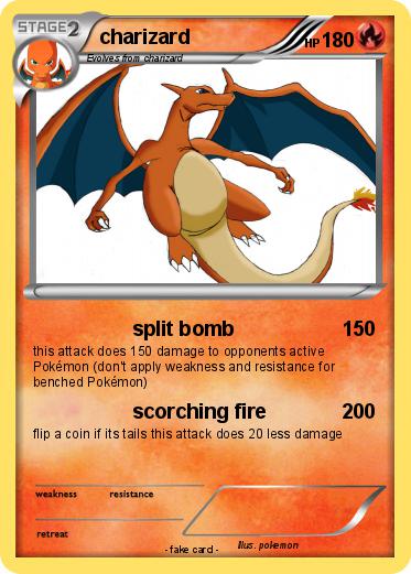 Pokémon baby charizard 41 41 - split bomb - My Pokemon Card
