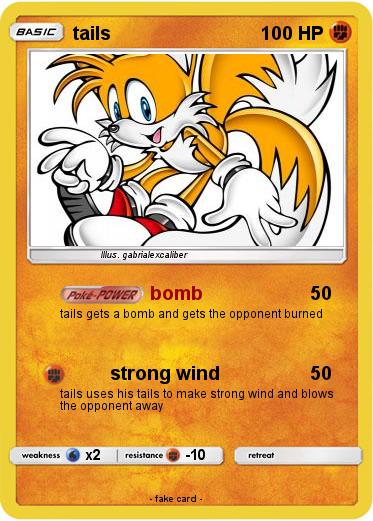 Pokémon tails 1337 1337 - bomb - My Pokemon Card