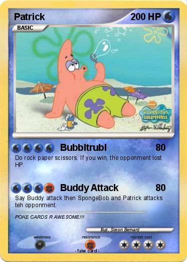 Pokémon Patrick 363 363 - Bubbltrubl - My Pokemon Card