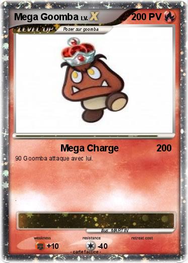 Pokémon Mega Goomba 5 5 - Mega Charge - Ma carte Pokémon