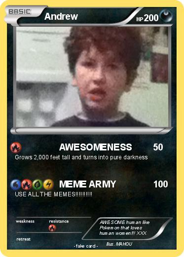 Pokémon Andrew 540 540 - AWESOMENESS - My Pokemon Card