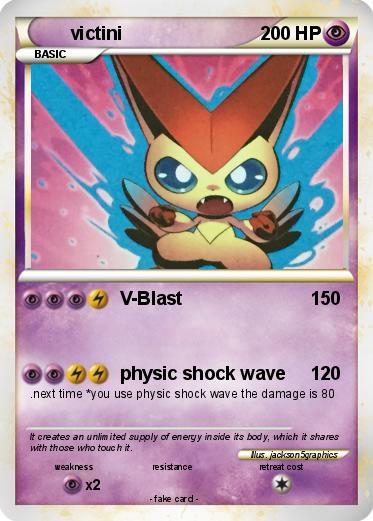 Pokémon victini 3562 3562 - V-Blast - My Pokemon Card