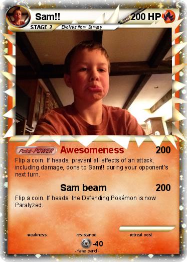 Pokémon Sam 1079 1079 - Awesomeness - My Pokemon Card
