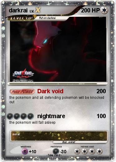 Pokémon darkrai 3053 3053 - Dark void - My Pokemon Card