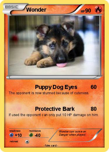 Pokémon Wonder 107 107 - Puppy Dog Eyes - My Pokemon Card