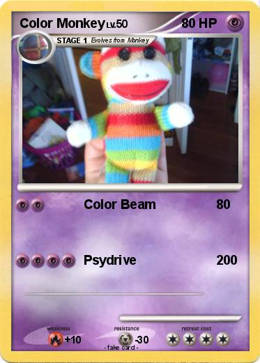 Pokémon Color Monkey - Color Beam - My Pokemon Card