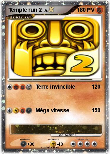 Pokémon Temple run 2 4 4 - Terre invincible - Ma carte Pokémon