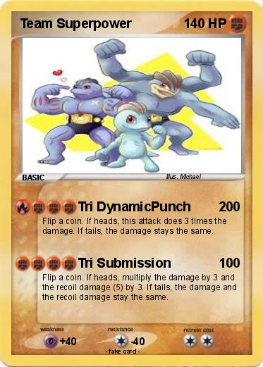Pokémon Team Superpower - Tri DynamicPunch - My Pokemon Card