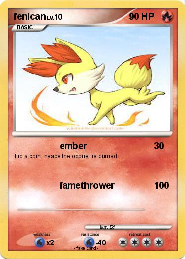 Pokémon fenican - ember - My Pokemon Card