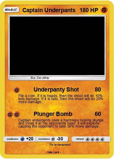 Pokémon Captain Underpants 254 254 - Underpanty Shot - My Pokemon Card