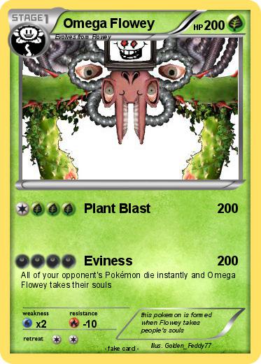Pokémon Omega Flowey 119 119 - Plant Blast - My Pokemon Card