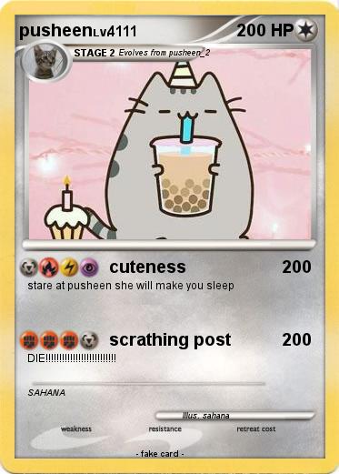 Pokémon pusheen 359 359 - cuteness - My Pokemon Card