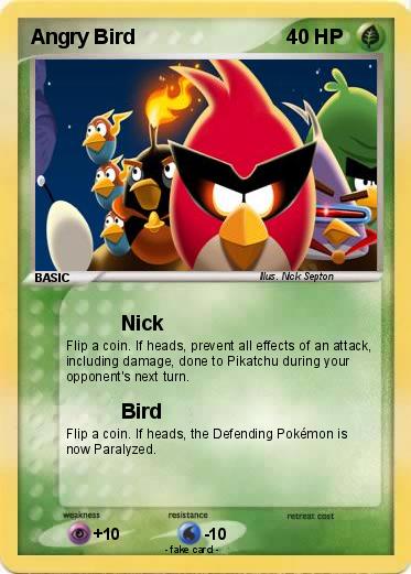 Pokémon Angry Bird 537 537 - Nick - My Pokemon Card