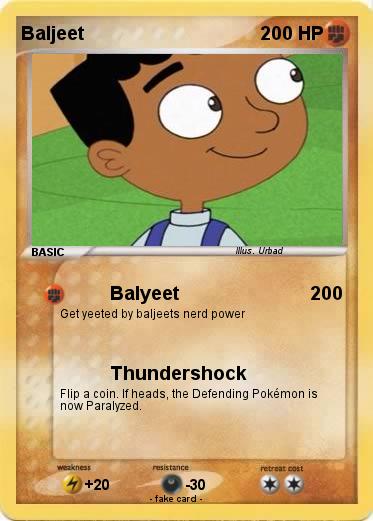 Pokémon Baljeet 22 22 - Balyeet - My Pokemon Card