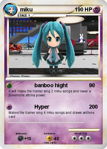 Pokémon miku 339 339 - banboo hight - My Pokemon Card