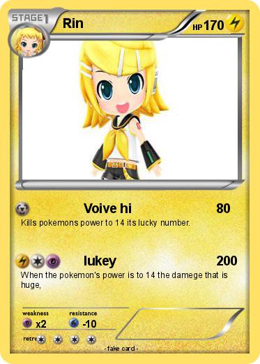Pokémon Rin 256 256 - Voive hi - My Pokemon Card