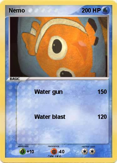 Pokémon Nemo 140 140 - Water gun - My Pokemon Card