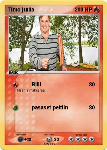 Pokémon Timo jutila - Rilli - My Pokemon Card