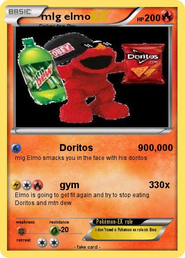 Pokémon mlg elmo 17 17 - Doritos 900,000 - My Pokemon Card
