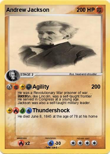 Pokémon Andrew Jackson 35 35 - Agility - My Pokemon Card