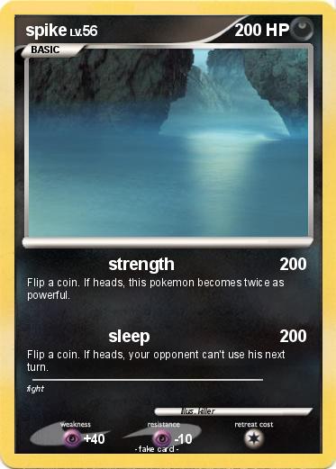 Pokémon spike 315 315 - strength - My Pokemon Card