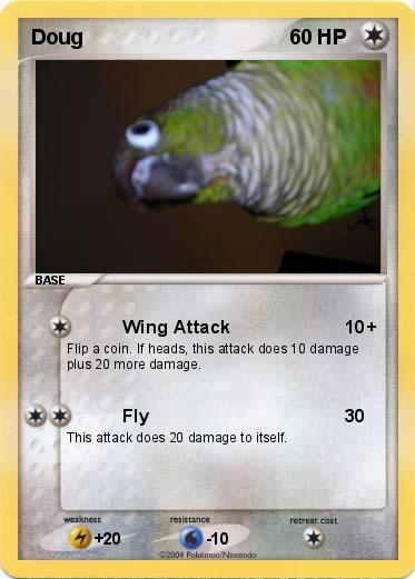 Pokémon Doug - Wing Attack - My Pokemon Card