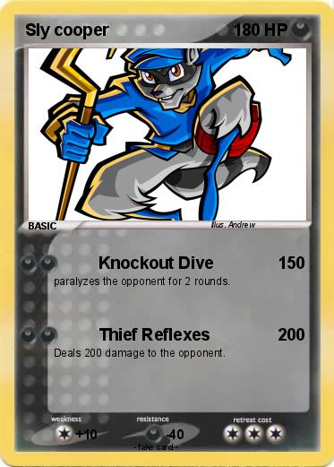 Pokémon Sly cooper 110 110 - Knockout Dive - My Pokemon Card
