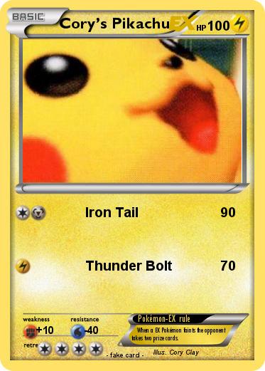 Pokémon Cory s Pikachu - Iron Tail - My Pokemon Card