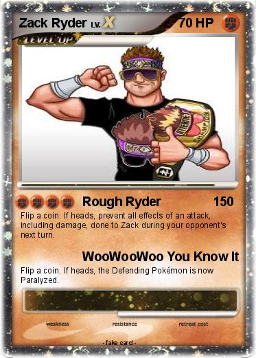 Pokémon Zack Ryder 89 89 - Rough Ryder - My Pokemon Card