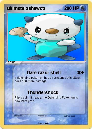 Pokémon ultimate oshawott 1 1 - flare razor shell - My Pokemon Card
