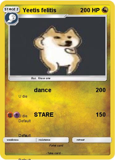Pokémon Yeetis felitis - dance - My Pokemon Card