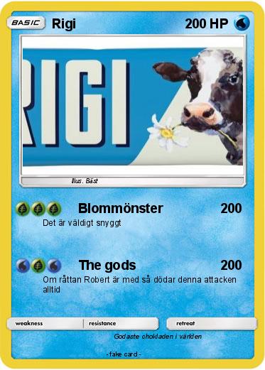 Pokémon Rigi 3 3 - Blommönster - My Pokemon Card