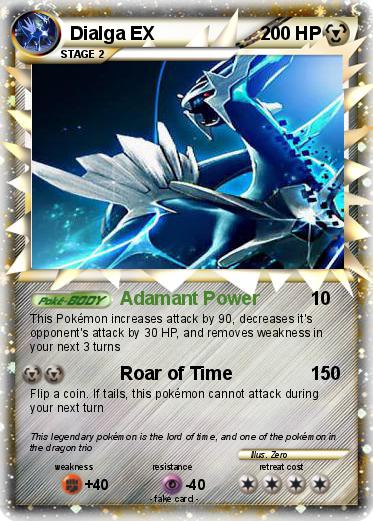 Pokémon Dialga EX 319 319 - Adamant Power - My Pokemon Card