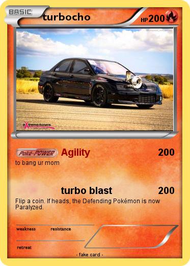 Pokémon turbocho - Agility - My Pokemon Card