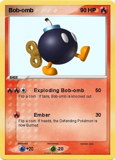 Pokémon Bob omb 22 22 - Exploding Bob-omb - My Pokemon Card