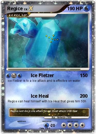 Pokémon Regice 521 521 - Ice Fletzer - My Pokemon Card