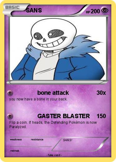 Pokémon SANS 3653 3653 - bone attack - My Pokemon Card