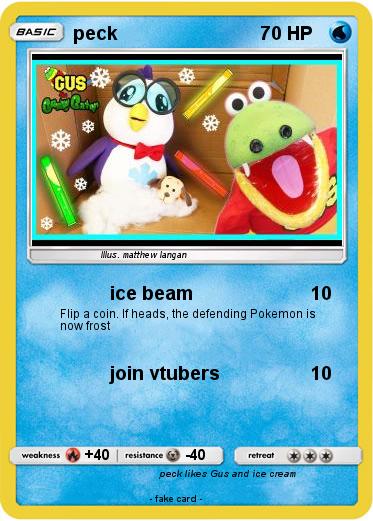 Pokémon peck 25 25 - ice beam - My Pokemon Card