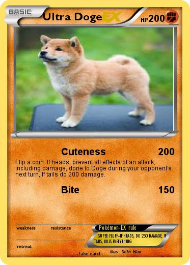 Pokémon Ultra Doge 6 6 - Cuteness - My Pokemon Card