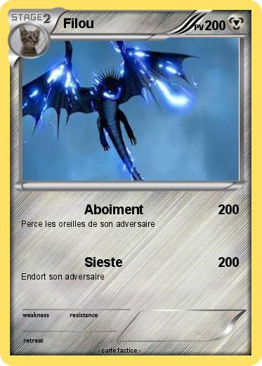 Pokémon Filou 91 91 - Aboiment - Ma carte Pokémon
