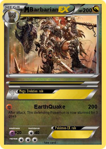 Pokémon Barbarian 267 267 - EarthQuake - My Pokemon Card