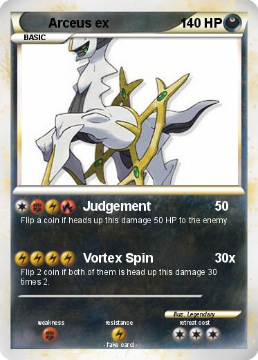 Pokémon Arceus ex 302 302 - Judgement - My Pokemon Card